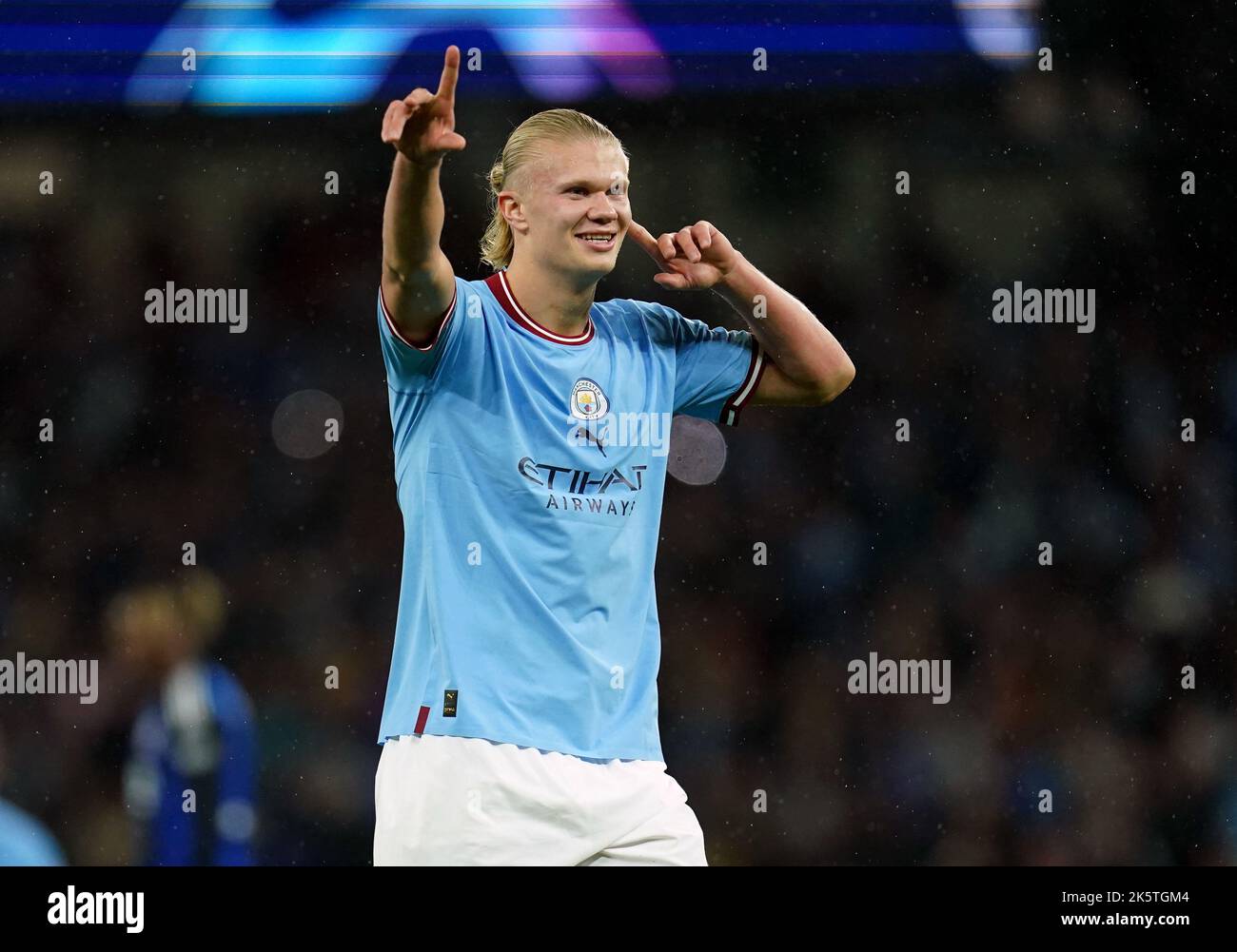 File photo dated 05-10-2022 of Manchester City's Erling Haaland. FC ...