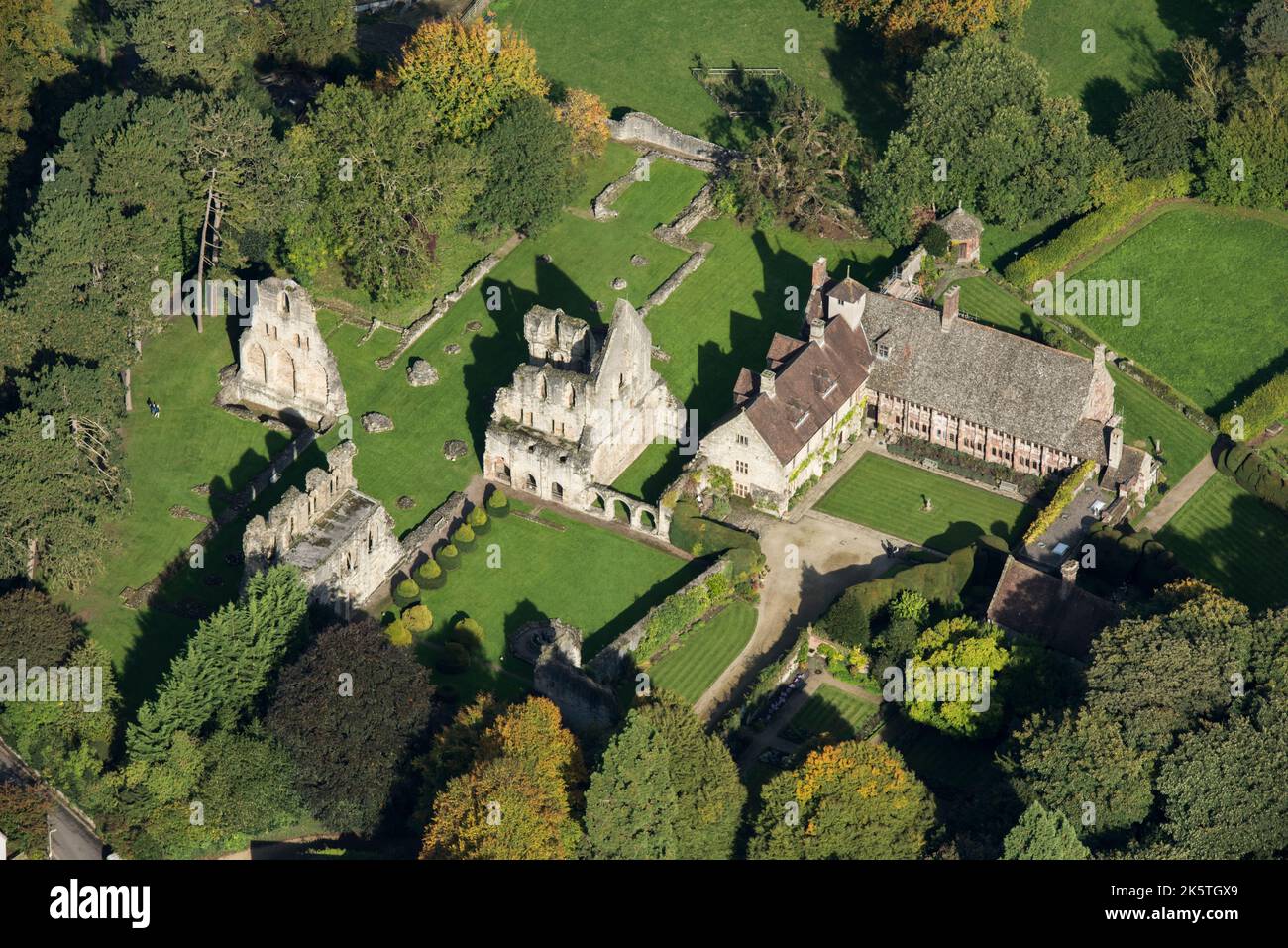 Wenlock Priory, the remains of a Cluniac Priory, Shropshire, 2017 Stock ...