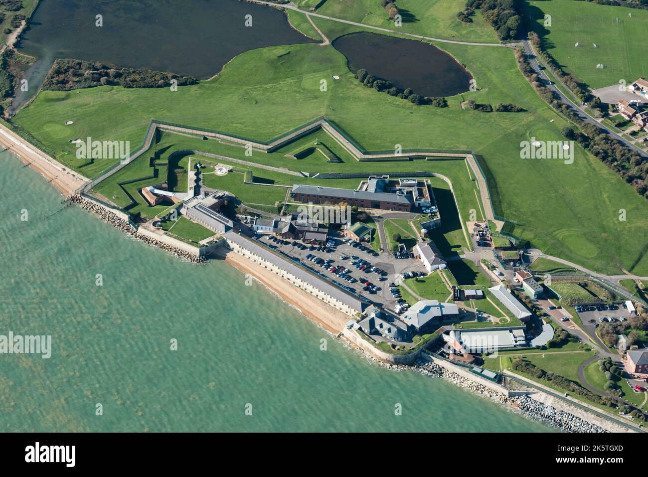 Fort Monckton, a bastioned artillery fort built between 1781 and 1790 ...