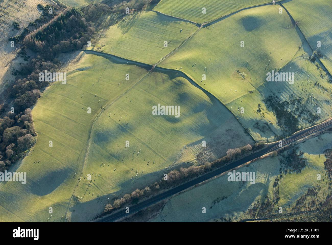 Roman fortlet aerial hi-res stock photography and images - Alamy