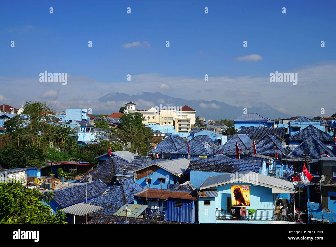 Kampung Tridi, Rainbow Village in Malang, East Java, Indonesia Stock ...