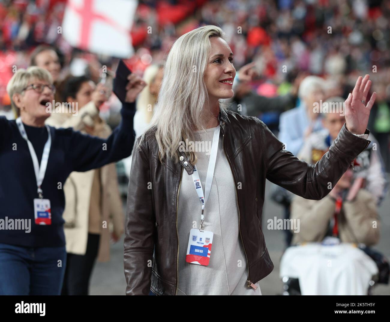 LONDON ENGLAND - OCTOBER 07: Sarah Reedduring Women's International ...