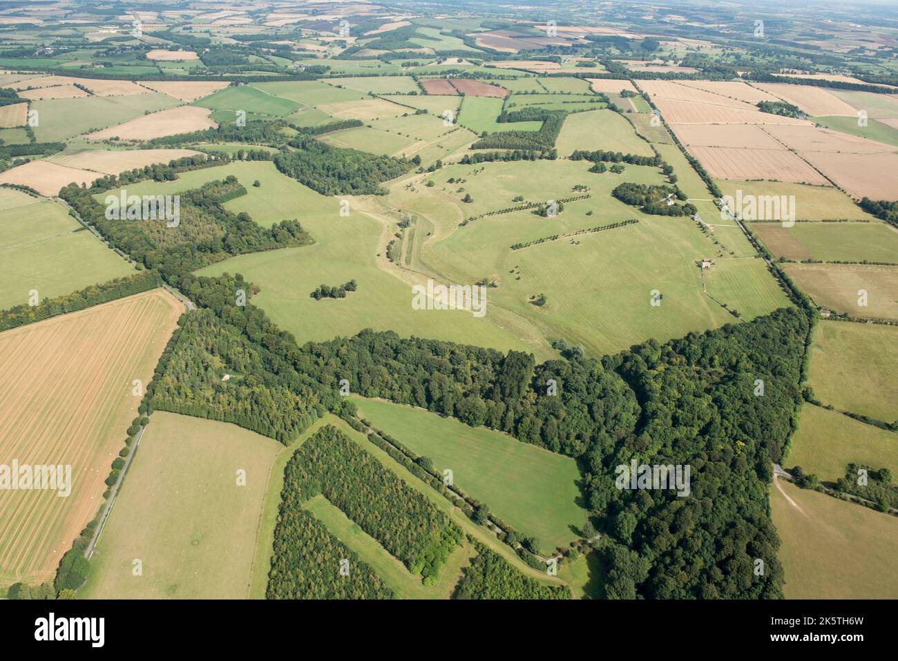 Lodge Park, deer course and hunting park, Gloucestershire, 2016 Stock ...