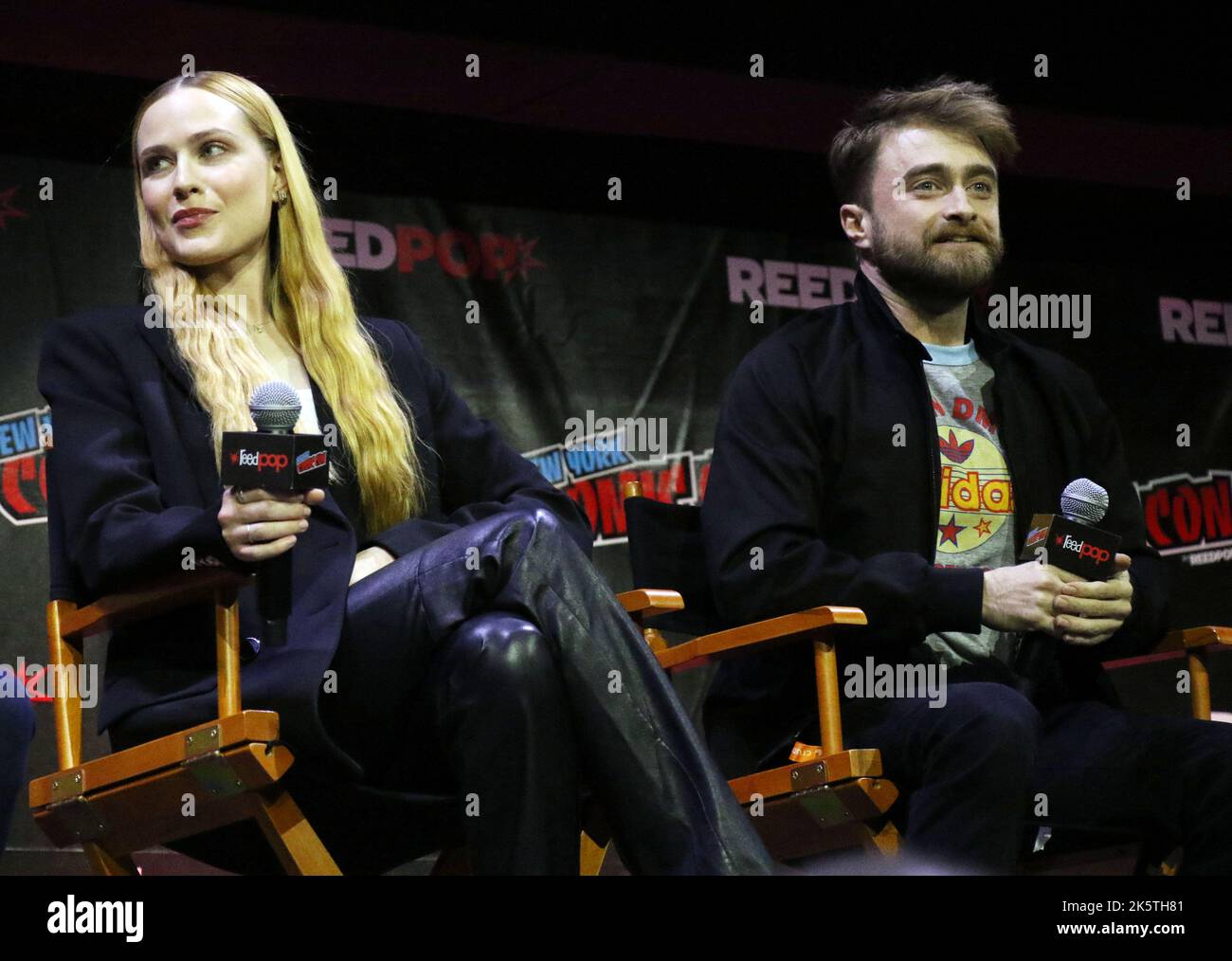 October 09, 2022 Evan Rachel Wood, Daniel Radcliffe, attend New York ...