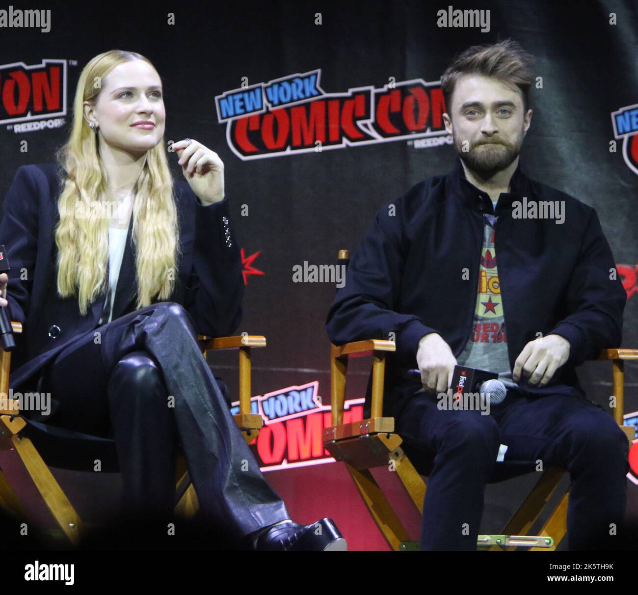 October 09, 2022 Evan Rachel Wood, Daniel Radcliffe attend New York ...