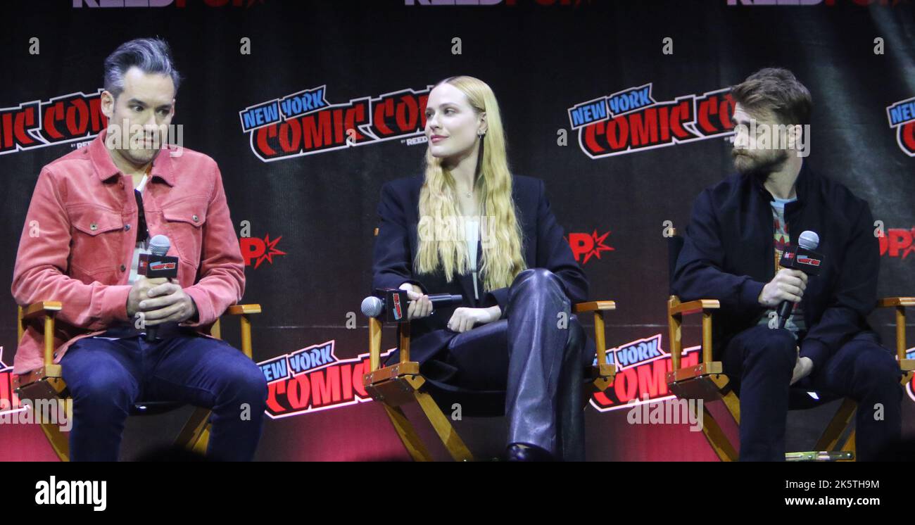 October 09, 2022 Eric Appel, Evan Rachel Wood, Daniel Radcliffe, attend ...