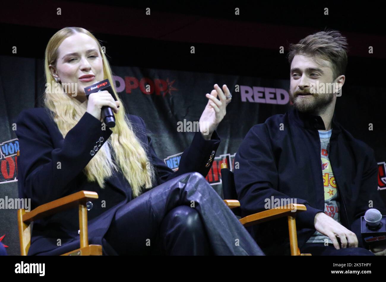 October 09, 2022 Evan Rachel Wood, Daniel Radcliffe, attend New York ...