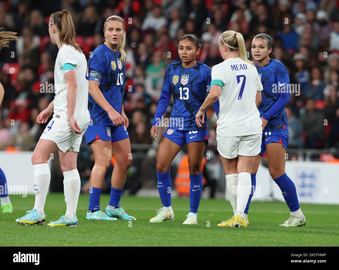 LONDON ENGLAND - OCTOBER 07: Alyssa Thompson of USA making her Debut ...