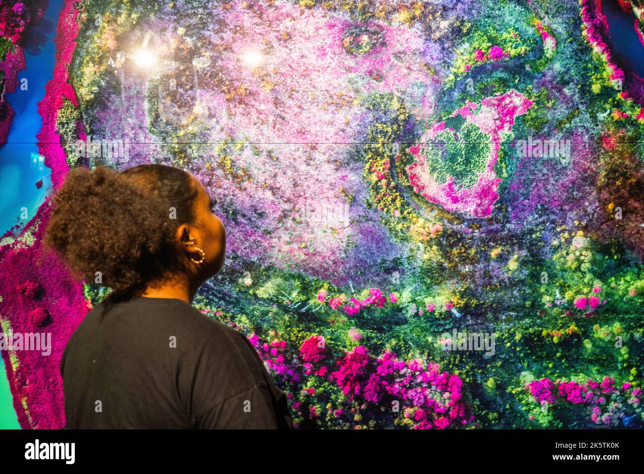 London UK. 10 October 2022 . A major exhibition at 180 Studios, The Strand by award winning ...