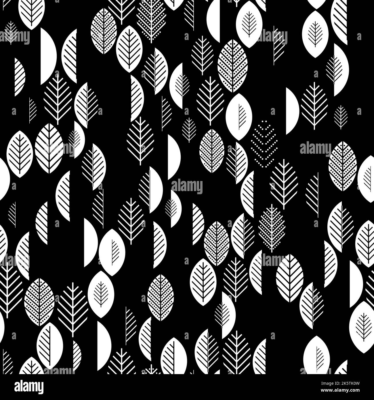 Seamless autumn Black and White Stock Photos & Images - Alamy
