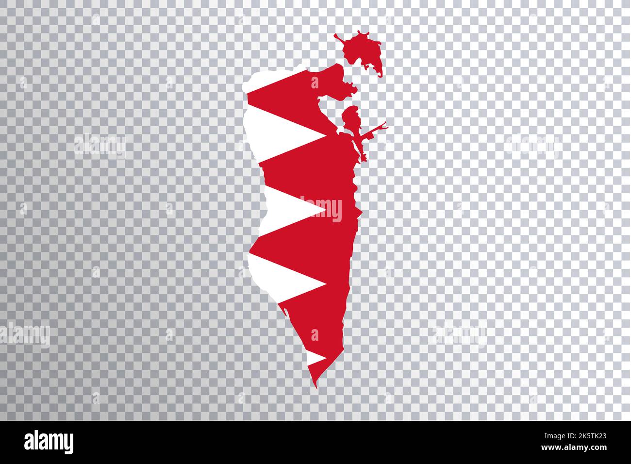 Bahrain flag on map, transparent background, Clipping path Stock Photo ...