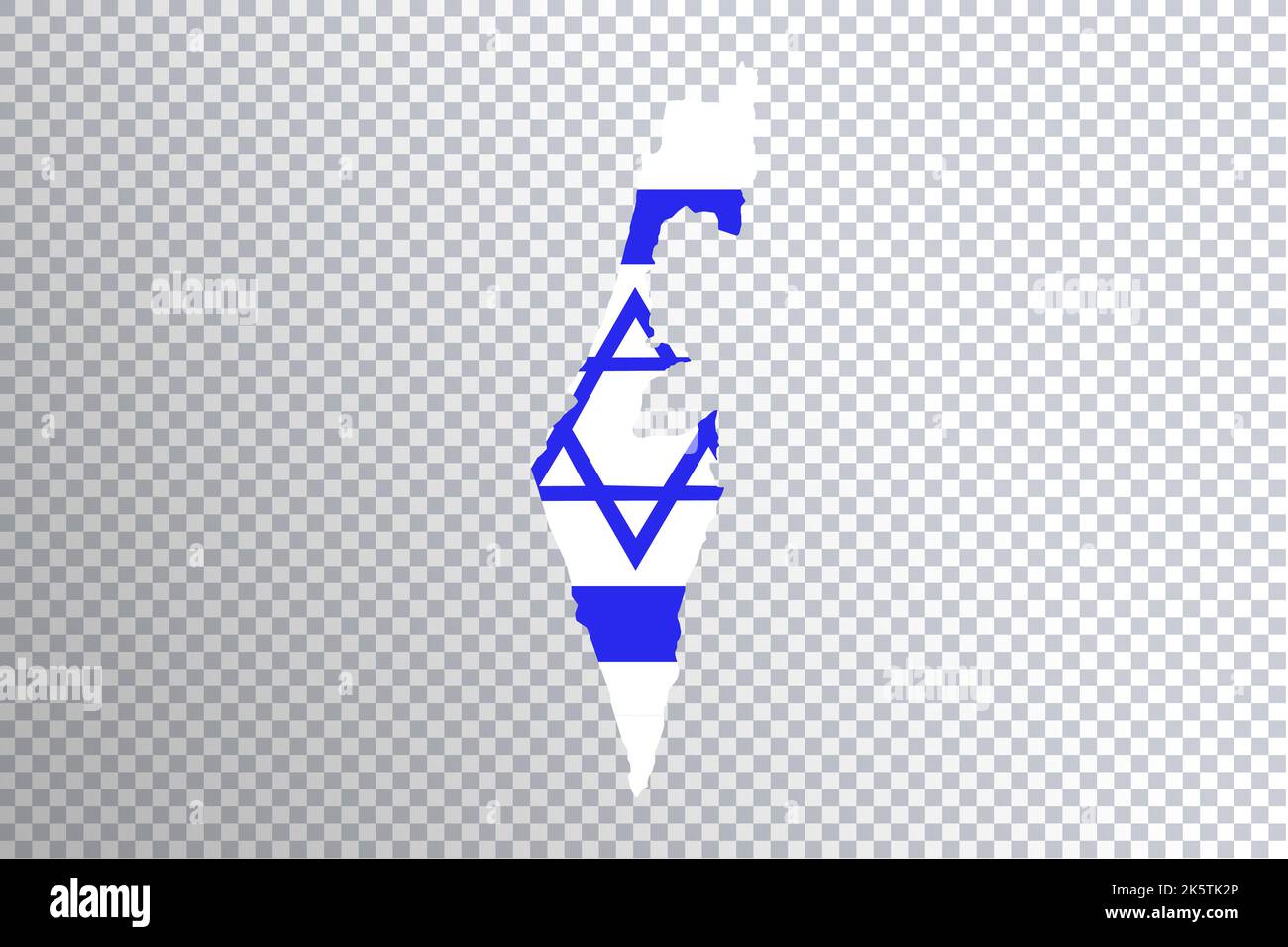 Israel flag on map, transparent background, Clipping path Stock Photo ...