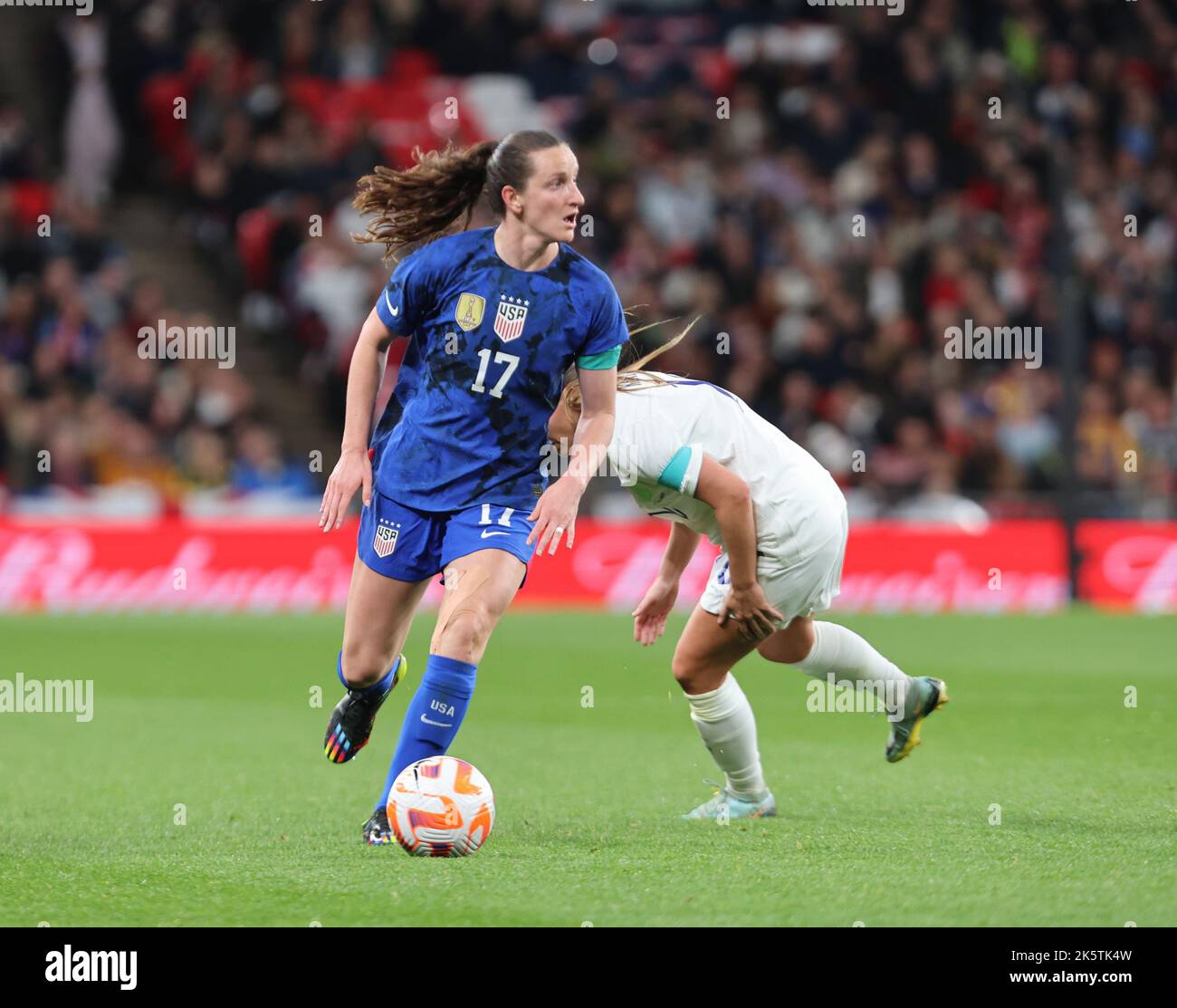 LONDON ENGLAND - OCTOBER 07: Andi Sullivan(Washington Spirit)of USA ...