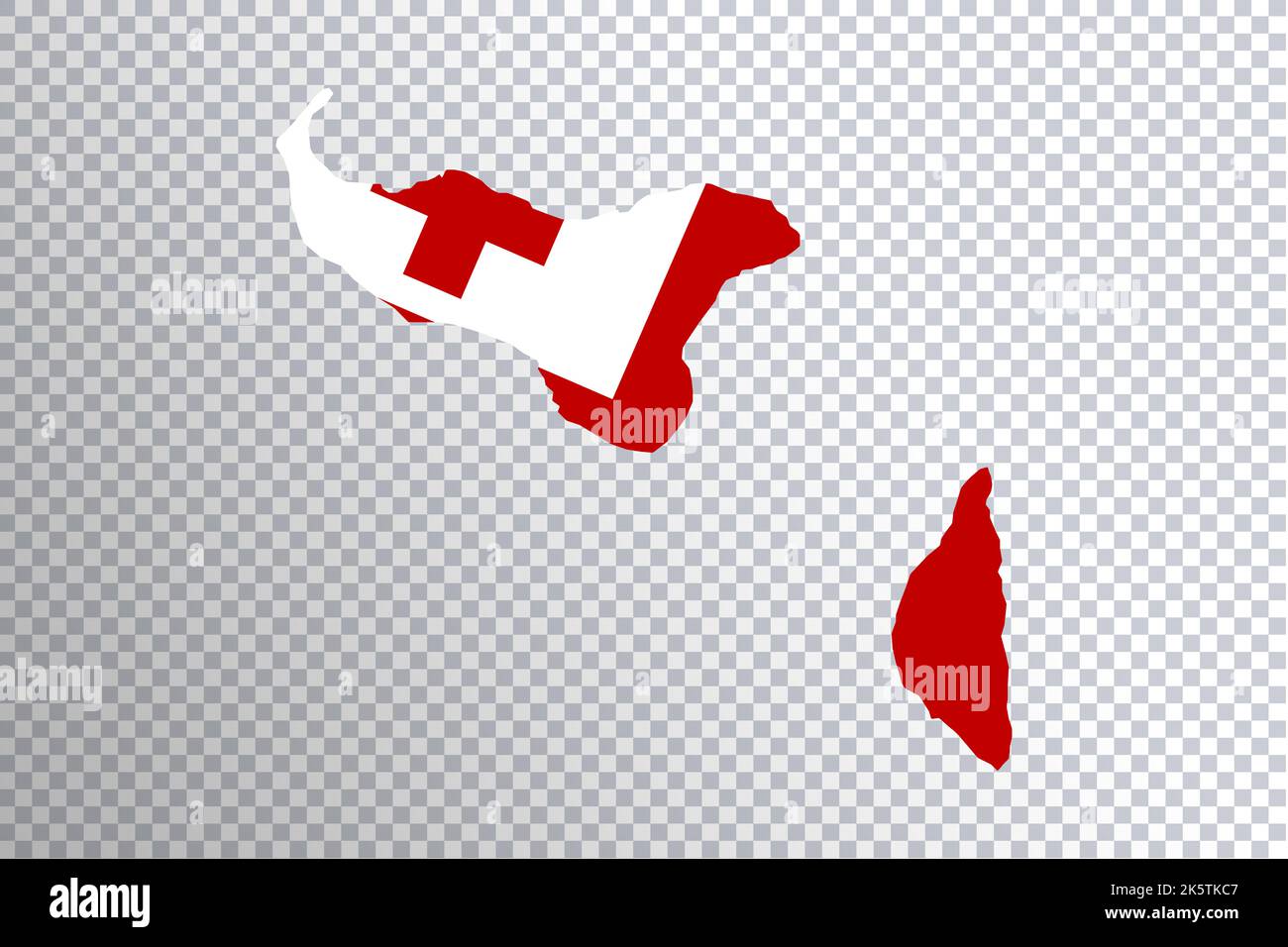 Flag tonga on world map hi-res stock photography and images - Alamy