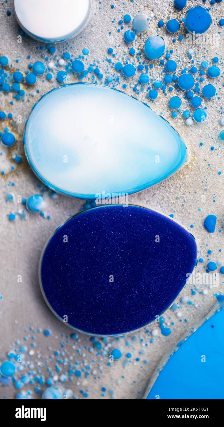 Colorful Bright Bubbles Oil Beautiful Paint Universe Color Moving ...