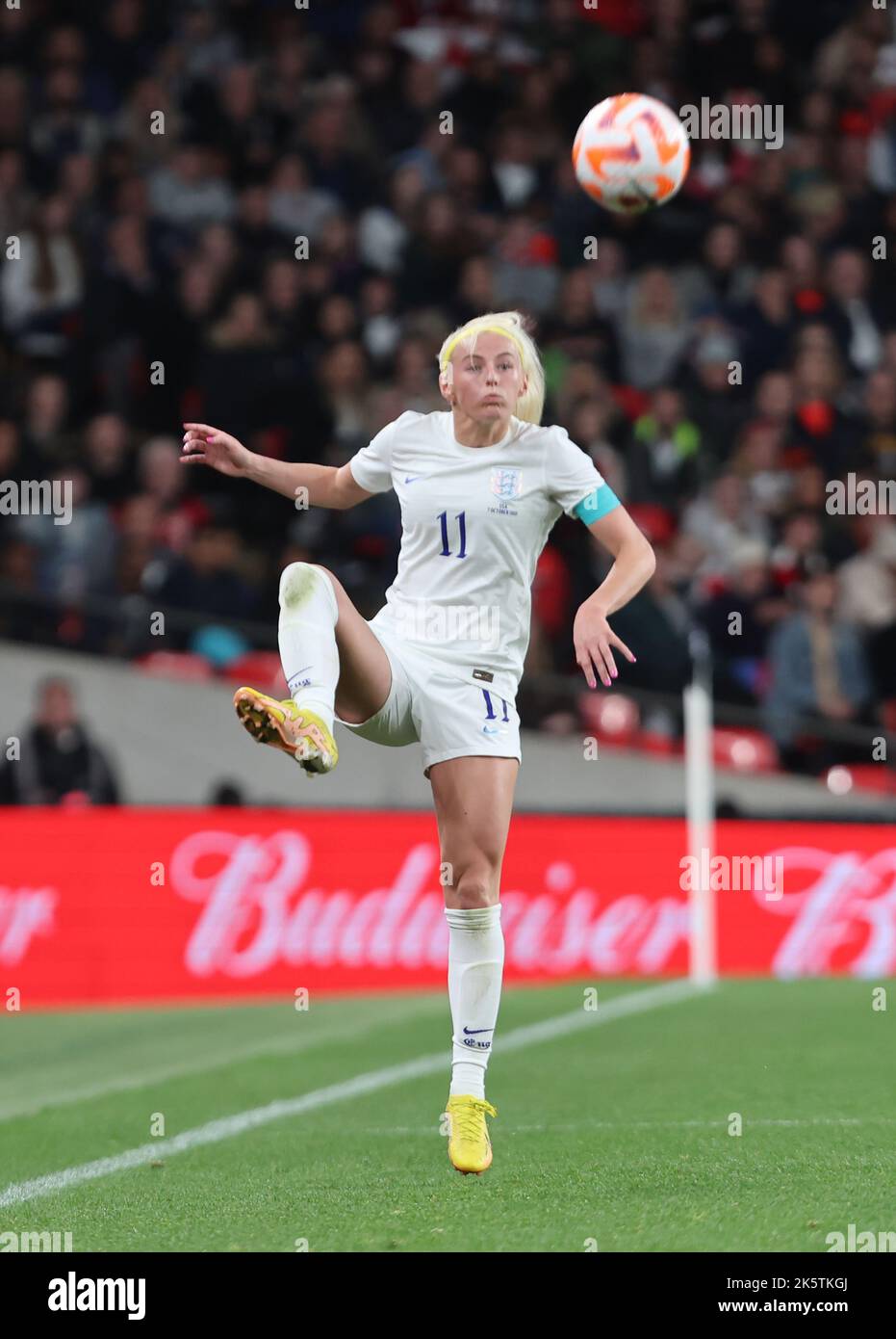 LONDON ENGLAND - OCTOBER 07: Chloe Kelly (Manchester City) of England ...