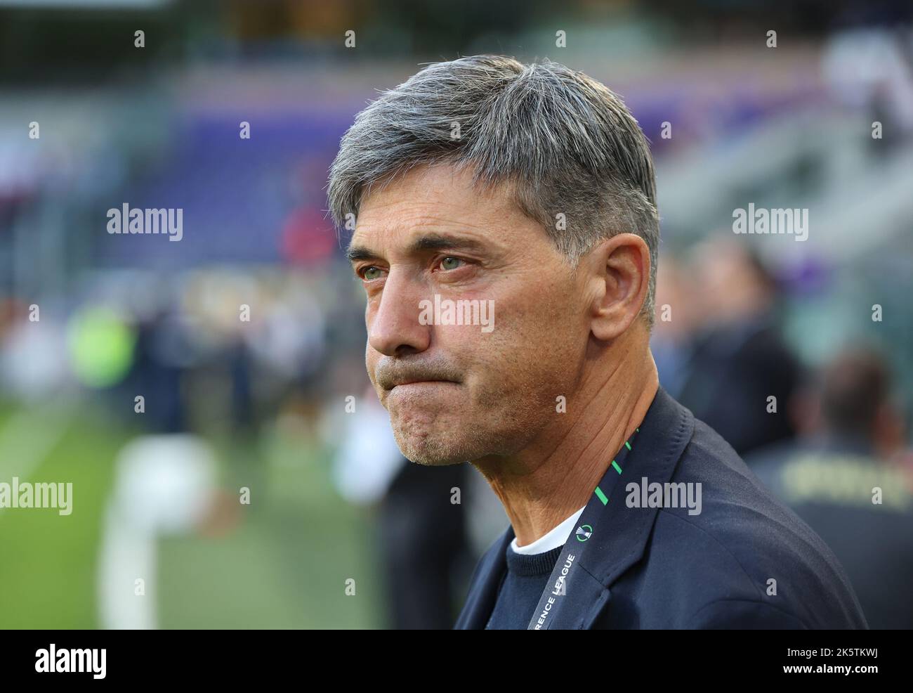 Felice Mazzu manager of R.S.C Anderlecht during the UEFA Europa ...