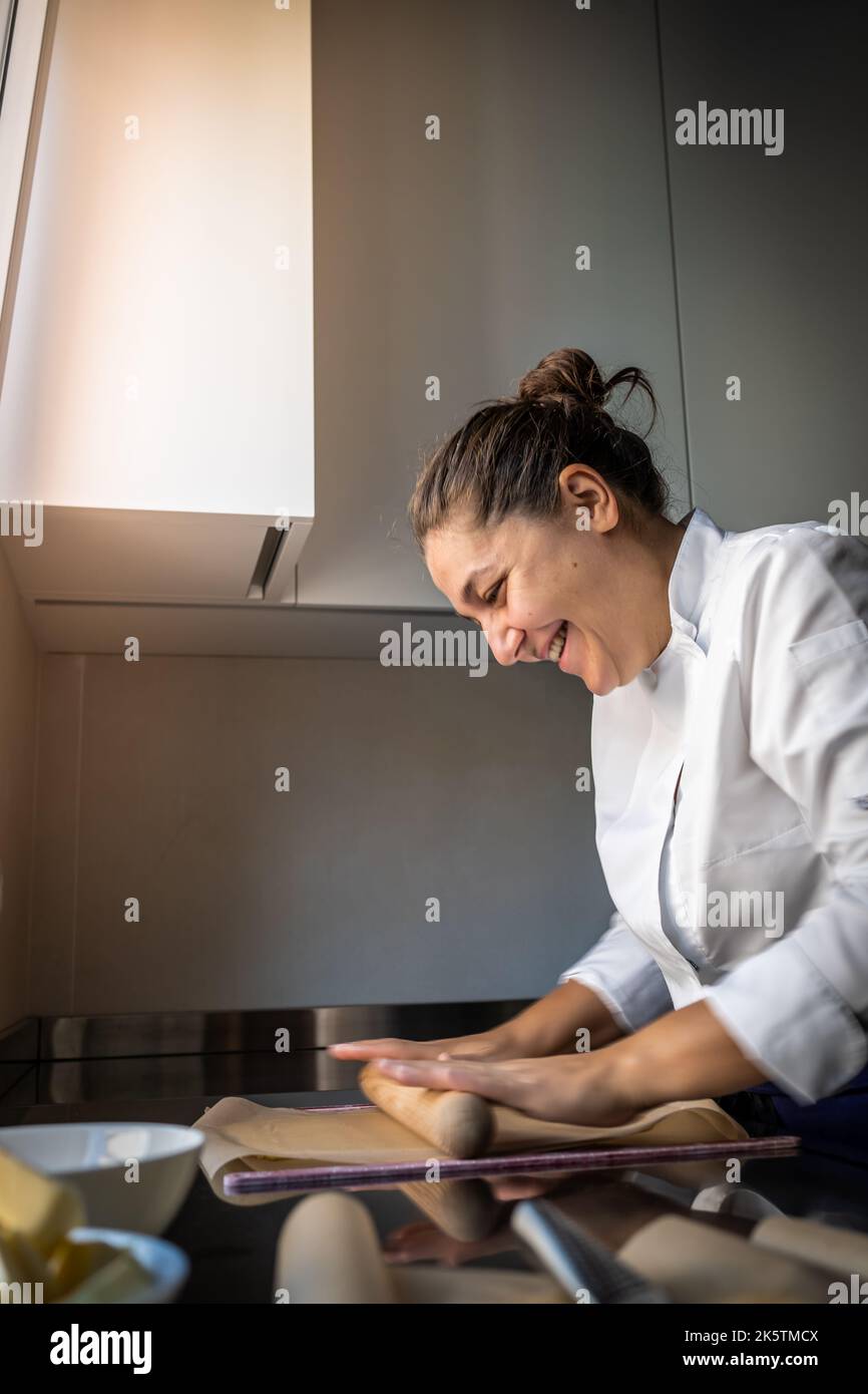 Portrait professional pastry chef in hi-res stock photography and ...