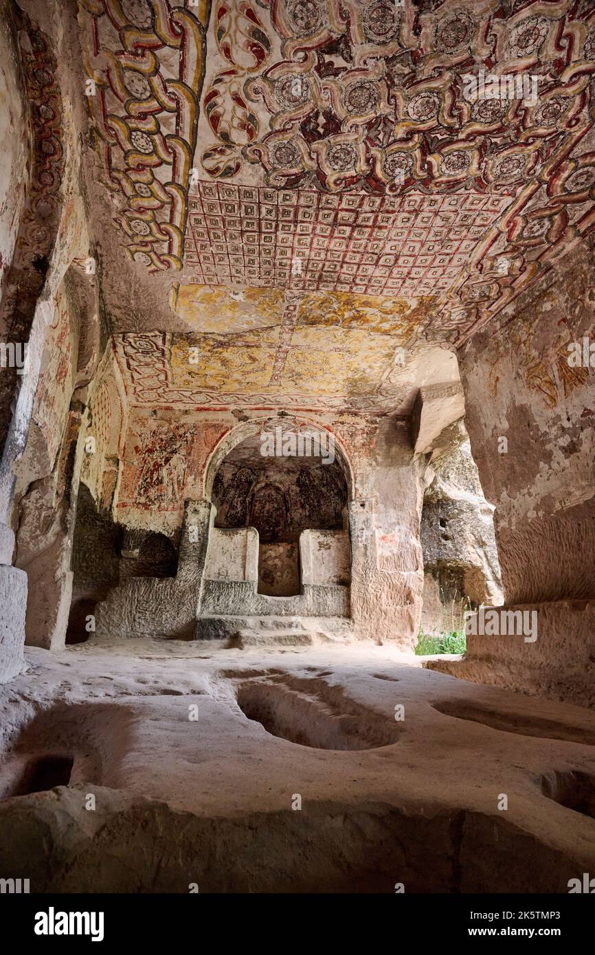 Aziz Stephanos church im Keslik Monastery, Cappadocia, Anatolia, Turkey ...