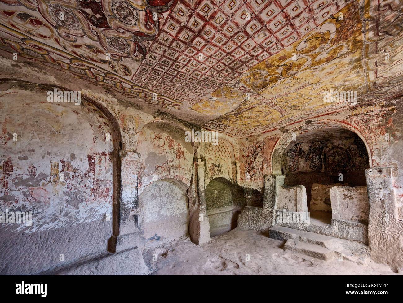 Aziz Stephanos church im Keslik Monastery, Cappadocia, Anatolia, Turkey ...
