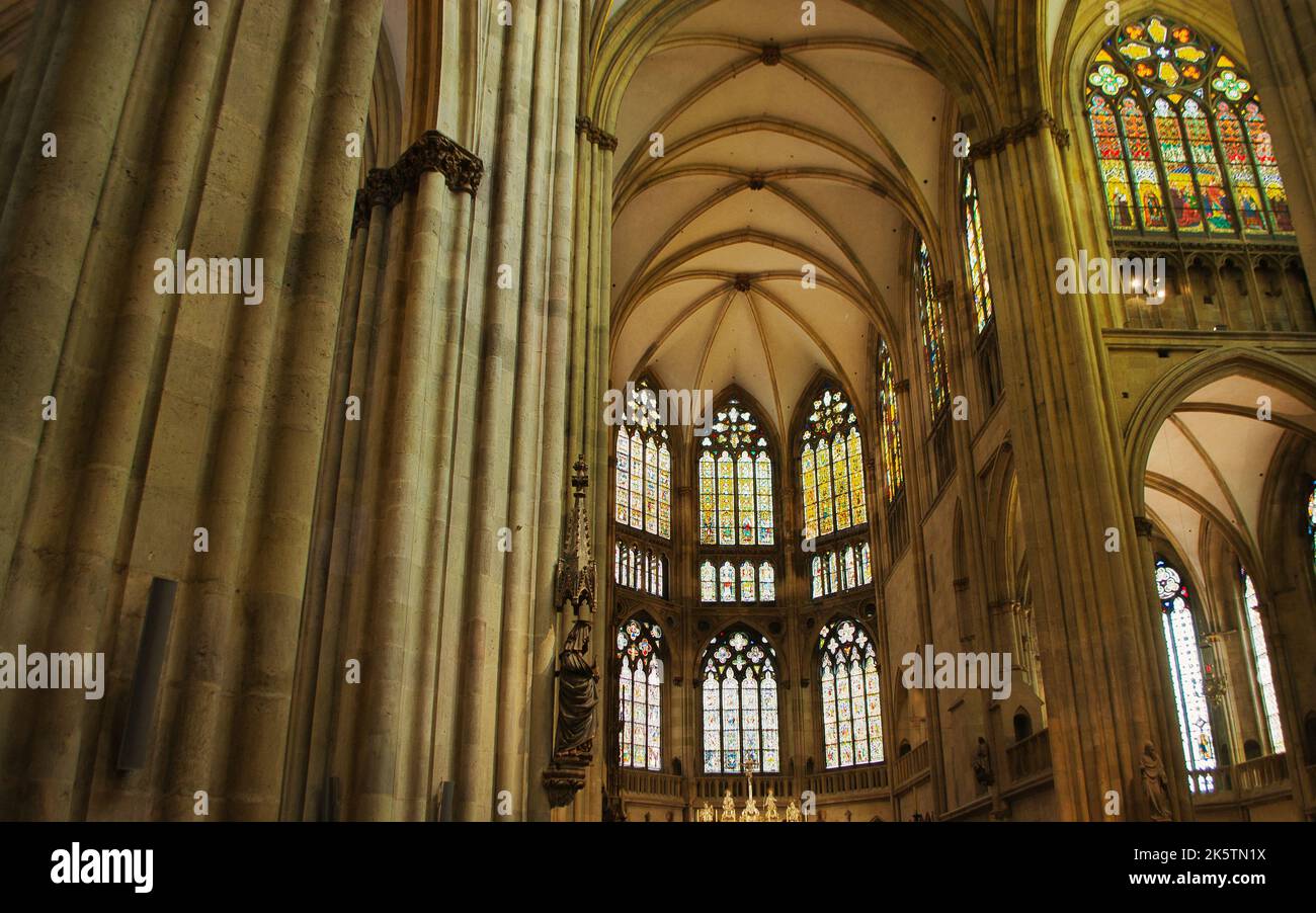 Regensburg cathedral interior hi-res stock photography and images - Alamy