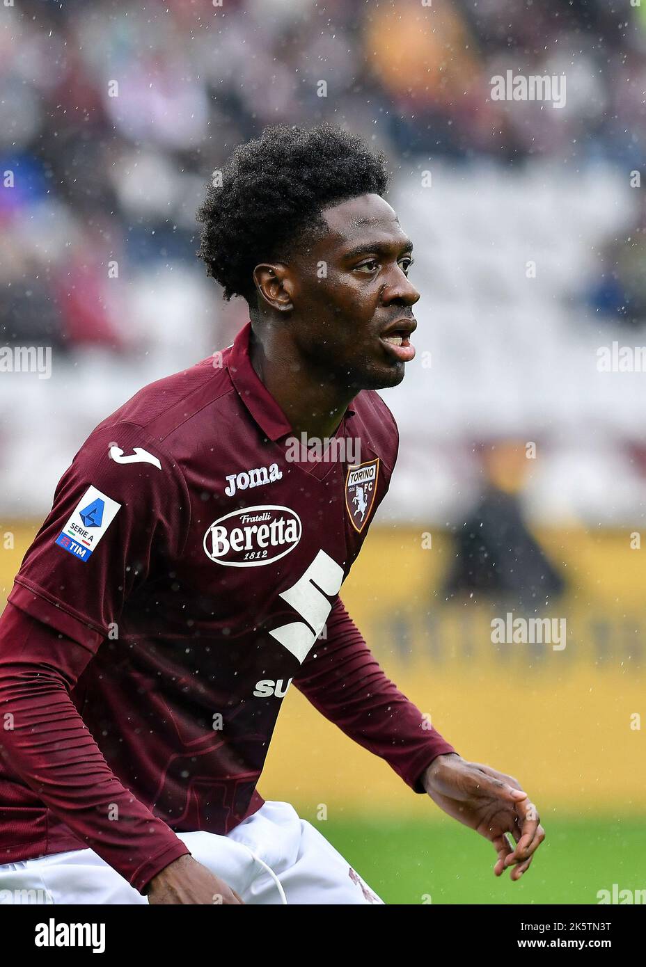 October 9, 2022, Italy: Ola Aina of Torino FC in action during the ...