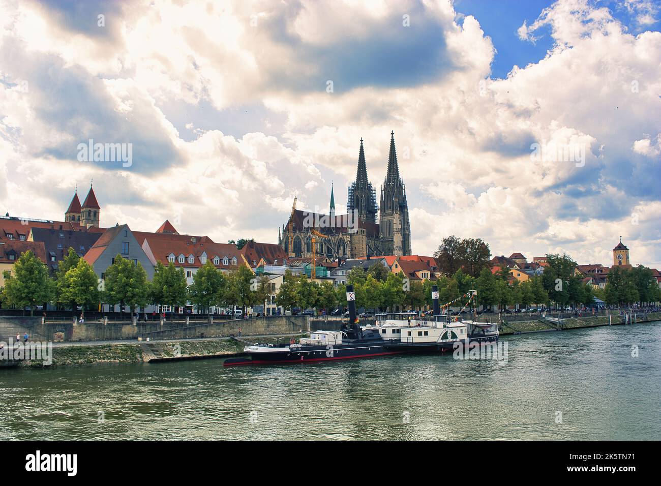 Regensburg cityscape from historic hi-res stock photography and images ...