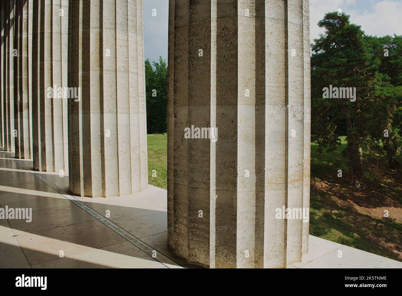 Memorial Walhalla in Donaustauf in the Bavarian district of Regensburg ...