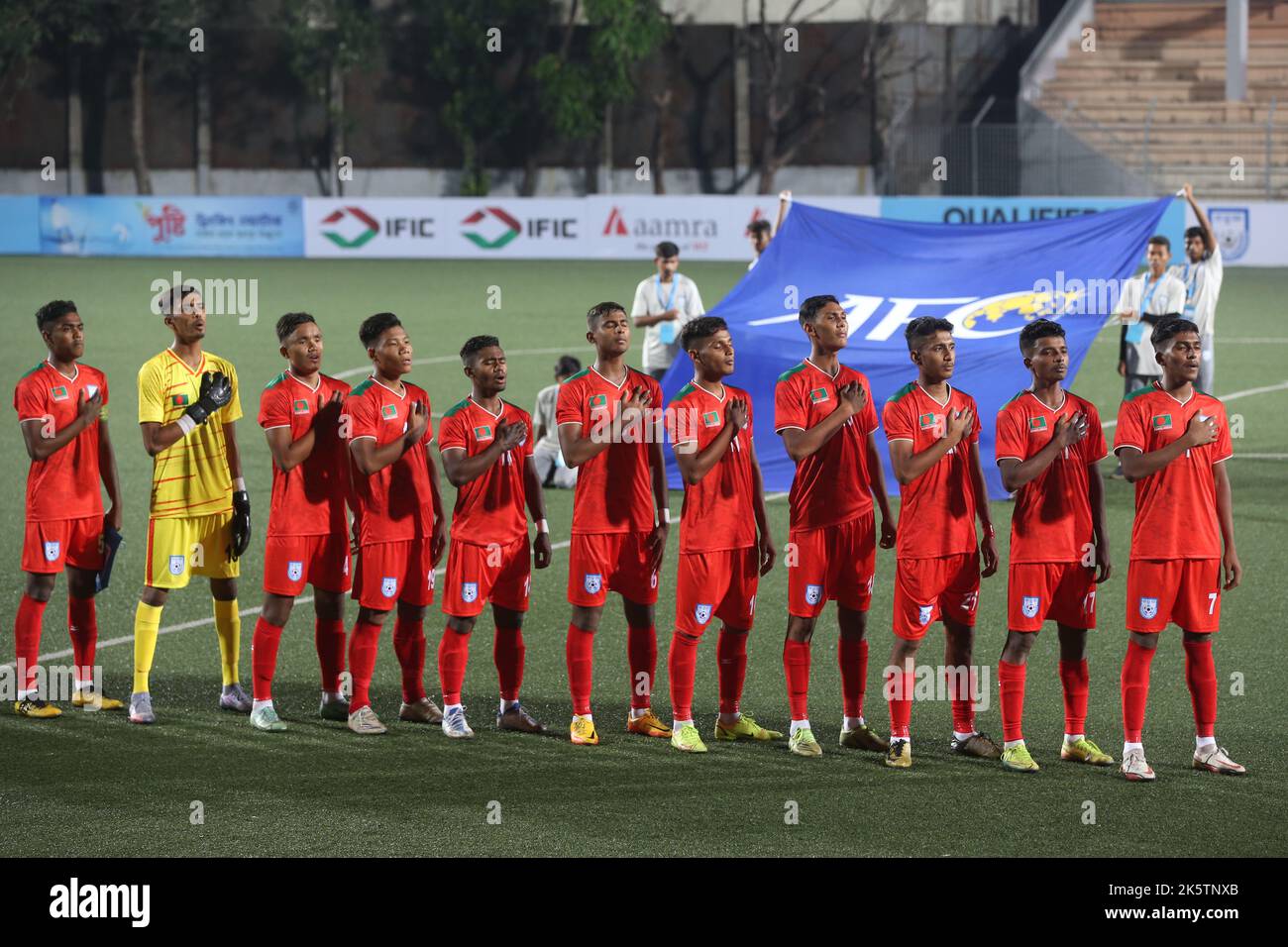 Bangladesh U-17 National Football Team who takes part at the AFC U-17 ...