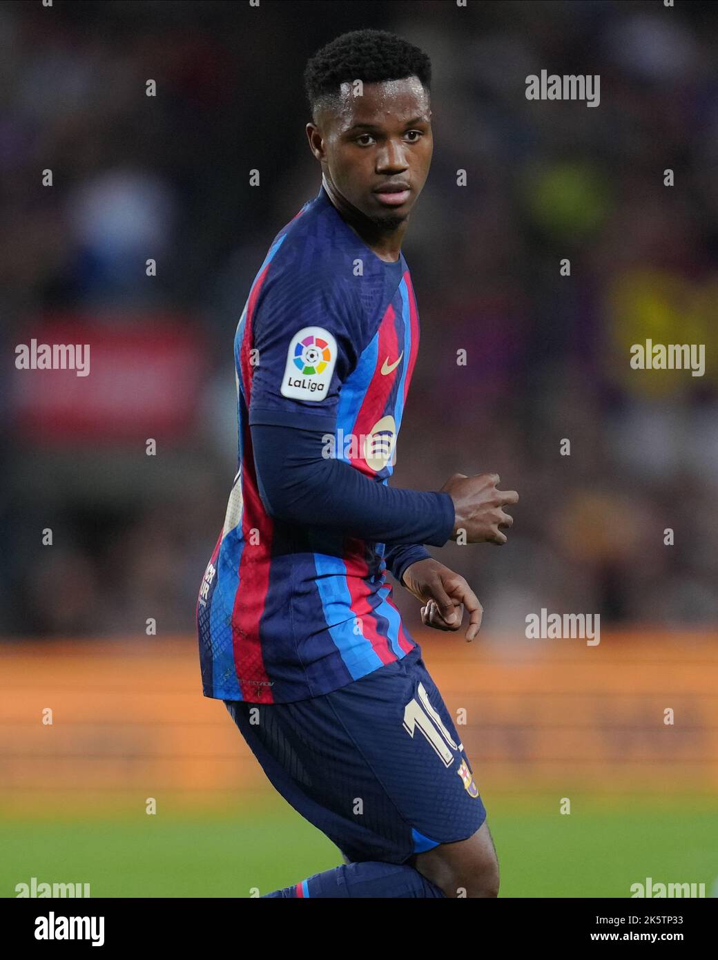 Ansu Fati of FC Barcelona during the La Liga match between FC Barcelona ...