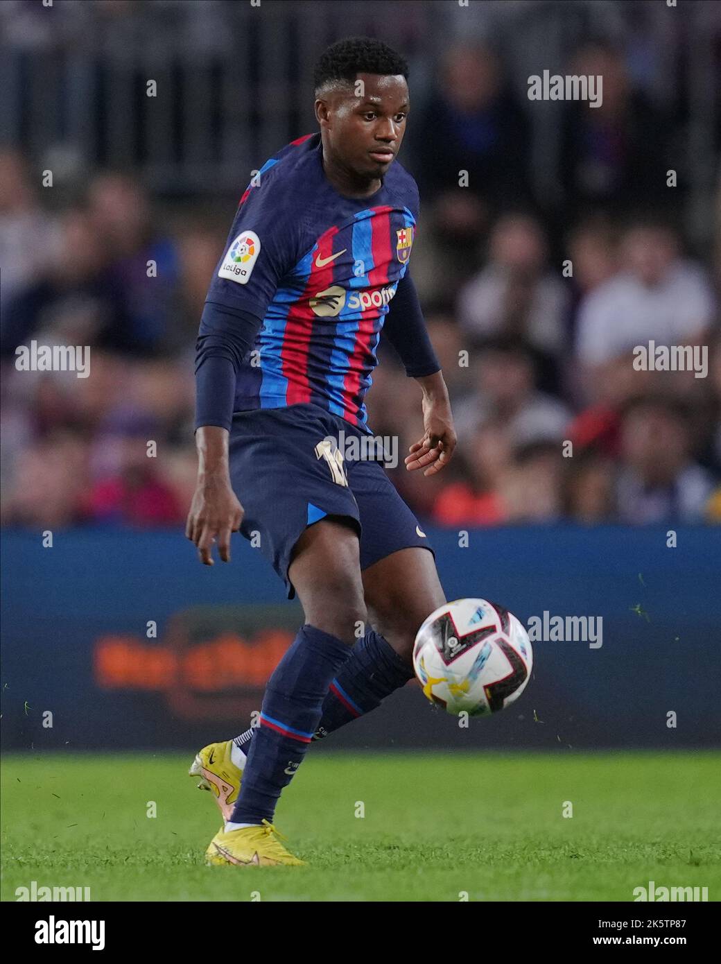 Ansu Fati of FC Barcelona during the La Liga match between FC Barcelona ...