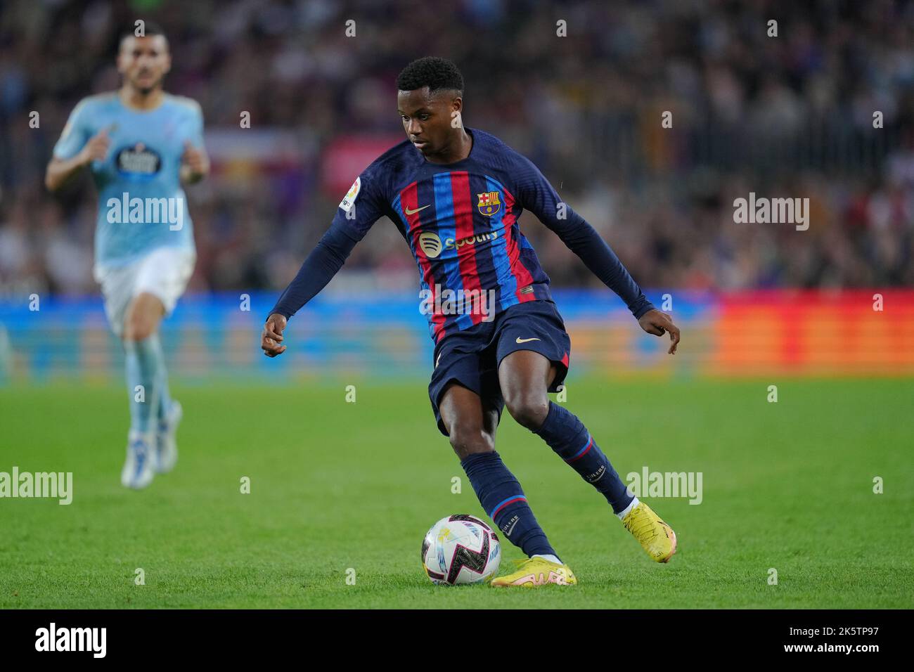 Ansu Fati of FC Barcelona during the La Liga match between FC Barcelona ...
