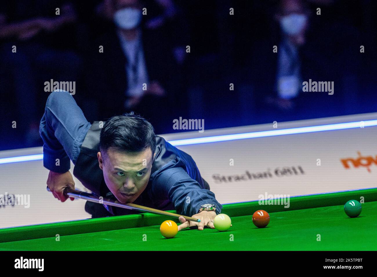 Hong Kong, China. 09th Oct, 2022. Marco Fu in action during the final ...