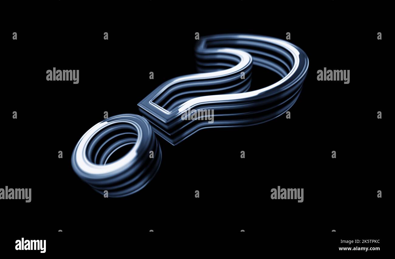 Question mark, search, support, faq, quiz and help golden metal shine ...