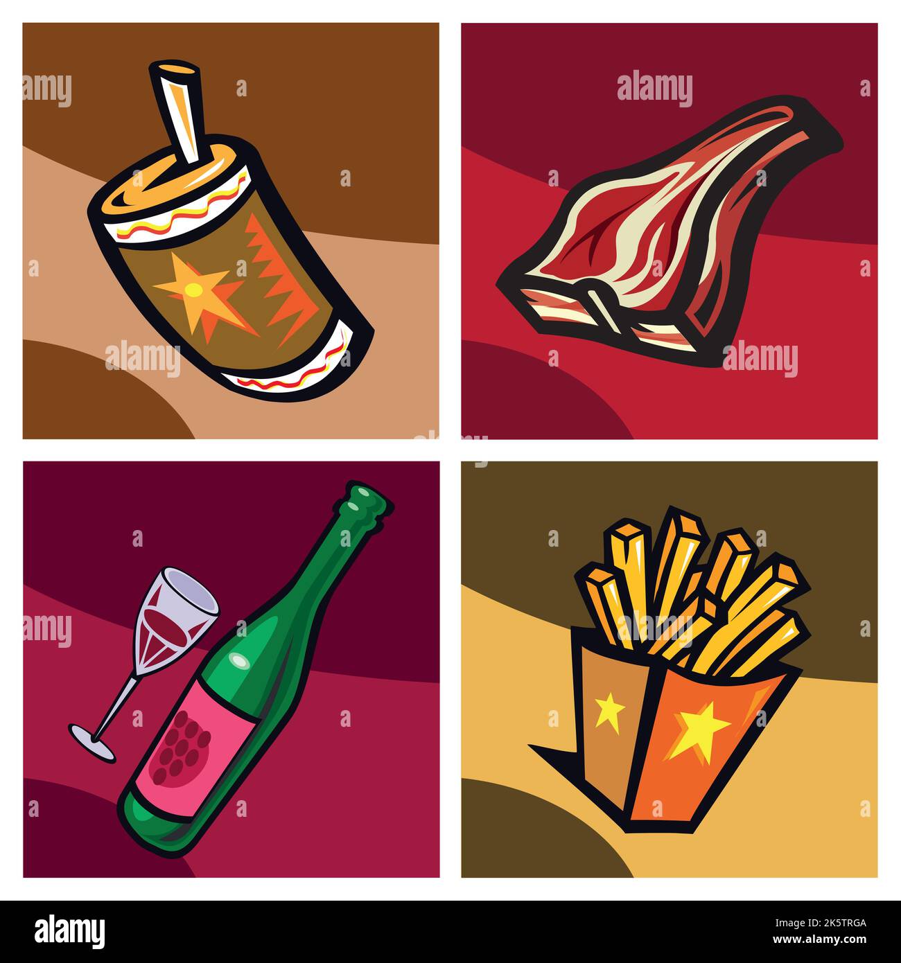 Bottle of sect Stock Vector Images - Alamy