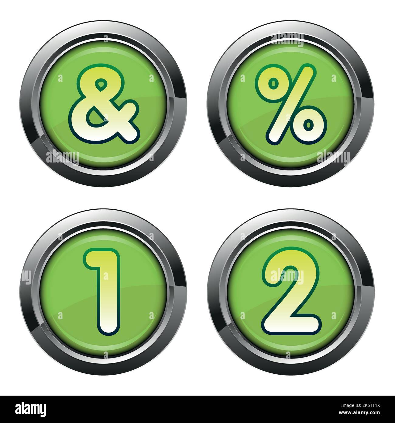 Chrome alphabet Stock Vector Images - Alamy