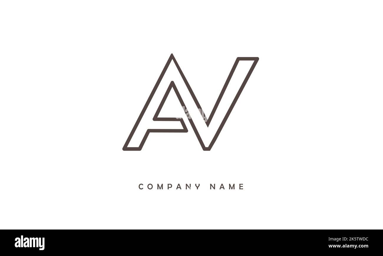 Av real estate logo hi-res stock photography and images - Alamy