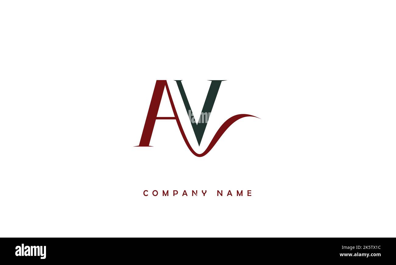 AV, VA Abstract Letters Logo Monogram Stock Vector Image & Art - Alamy
