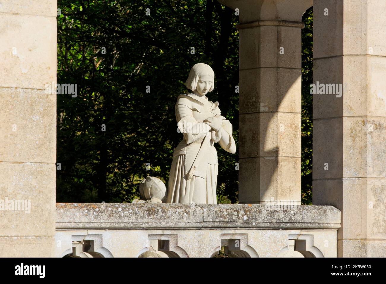 Statue of Joan of Arc (1412-1431), patron saint of France at the ...
