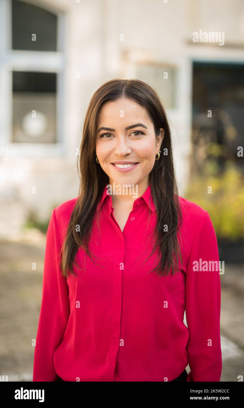 Hamburg, Germany. 10th Oct, 2022. Aline Abboud, television presenter ...