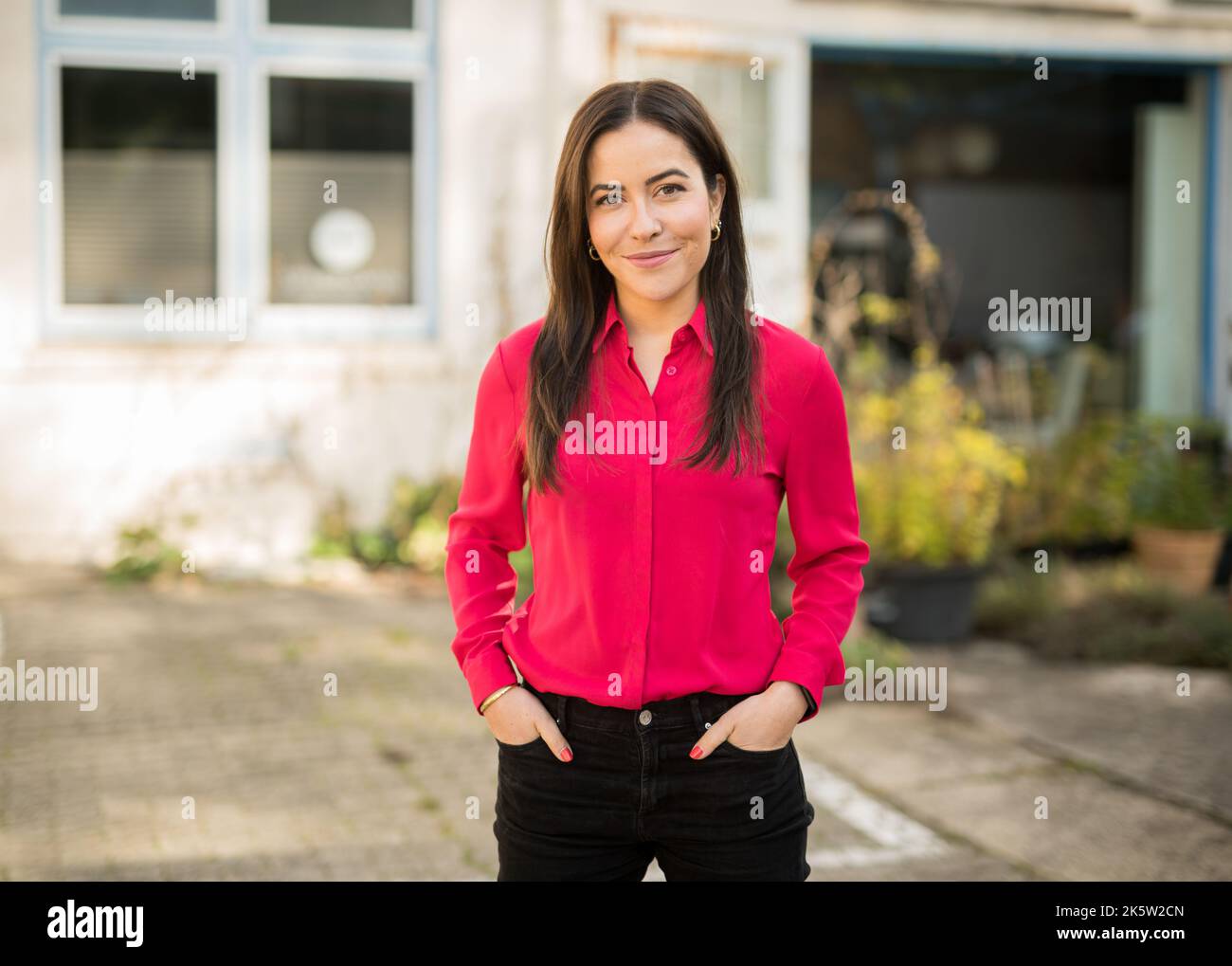 Hamburg, Germany. 10th Oct, 2022. Aline Abboud, television presenter ...