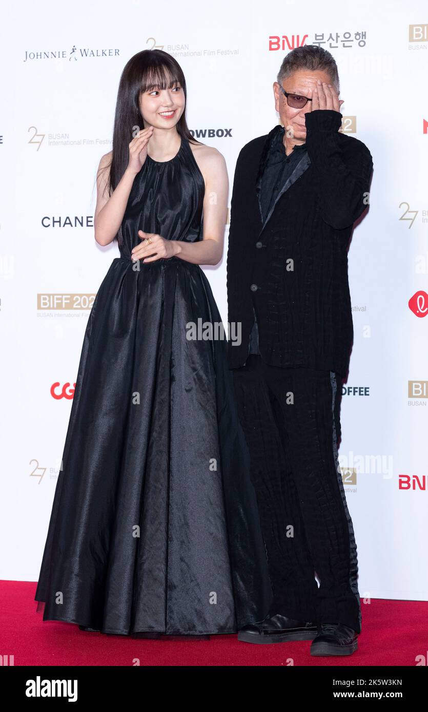 5 October 2022 - Busan, South Korea : (L to R) Actors and director Kim ...