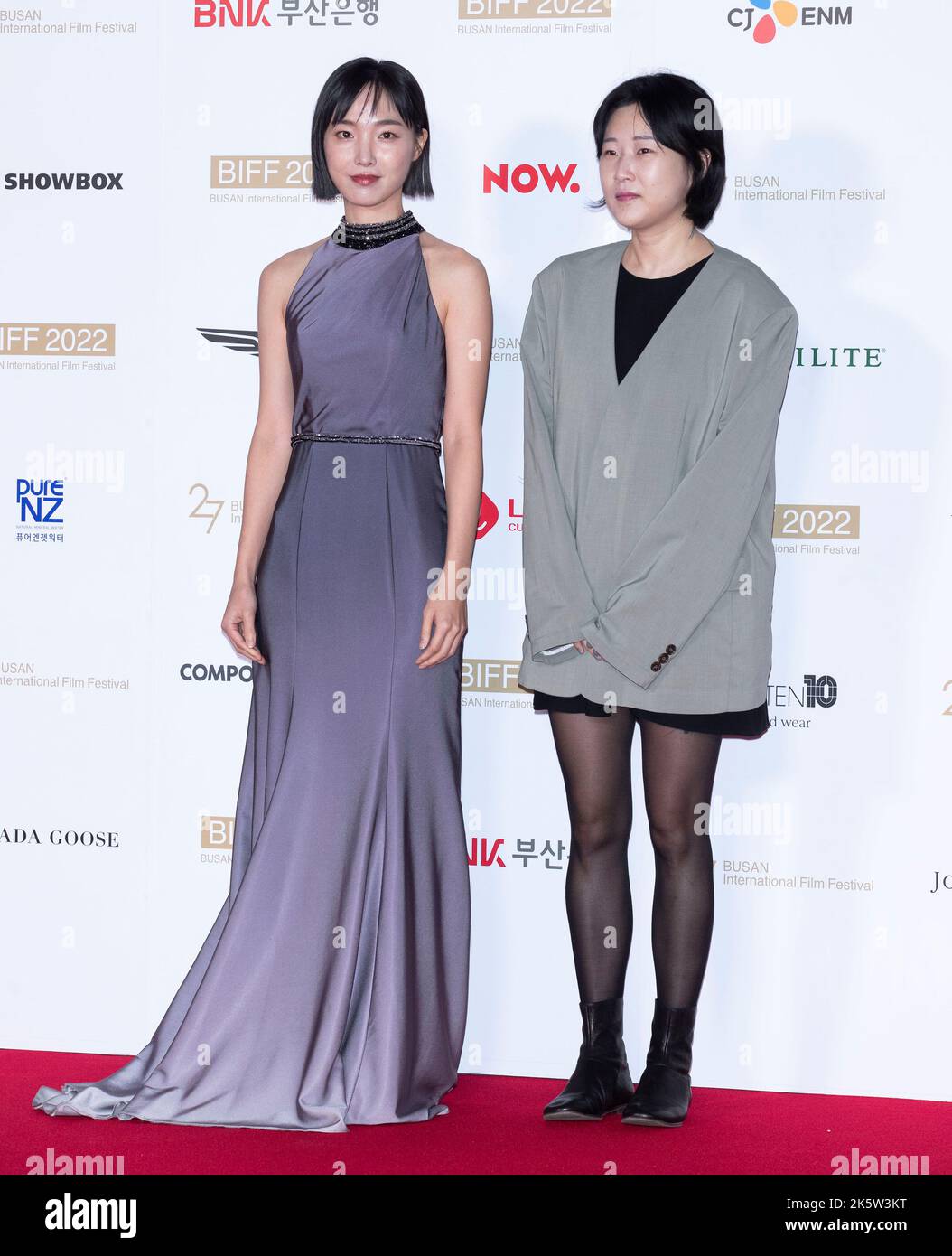 5 October 2022 - Busan, South Korea : South Korean actress Han Hae-in ...