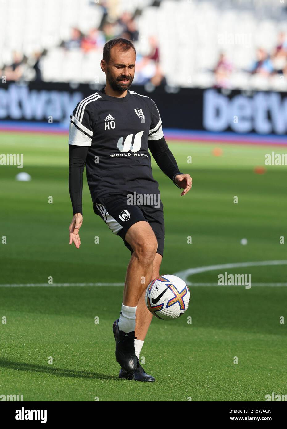 London ENGLAND - October 09: Goalkeeping Coach Hugo Oliveira during the ...