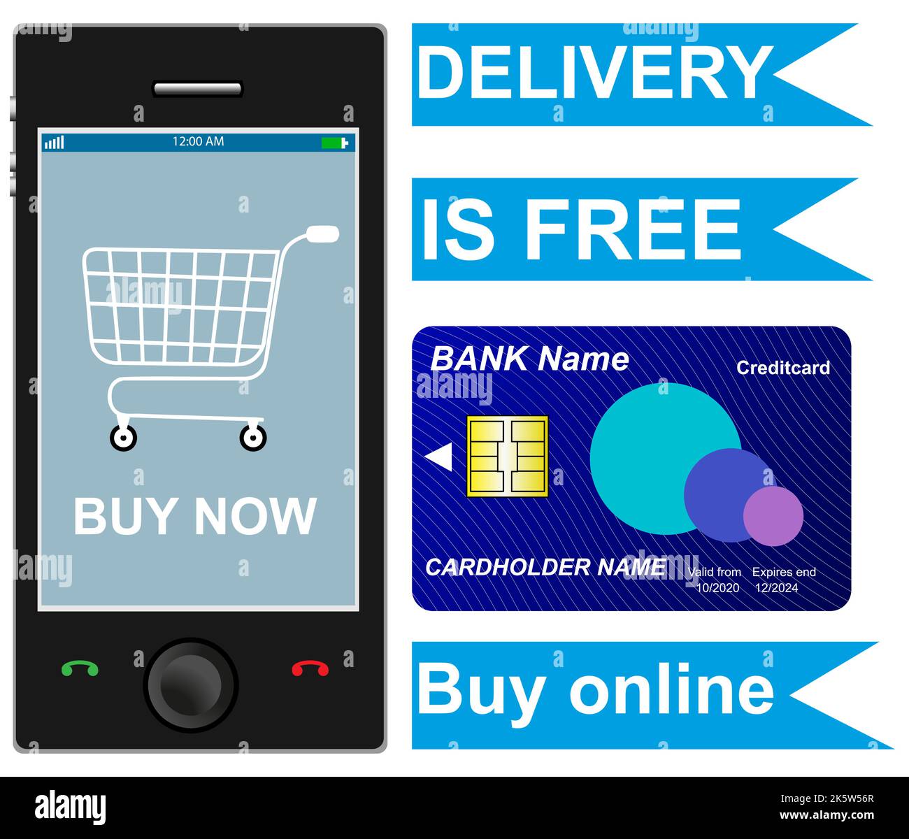 Online shopping service payment process for purchase product via QR ...