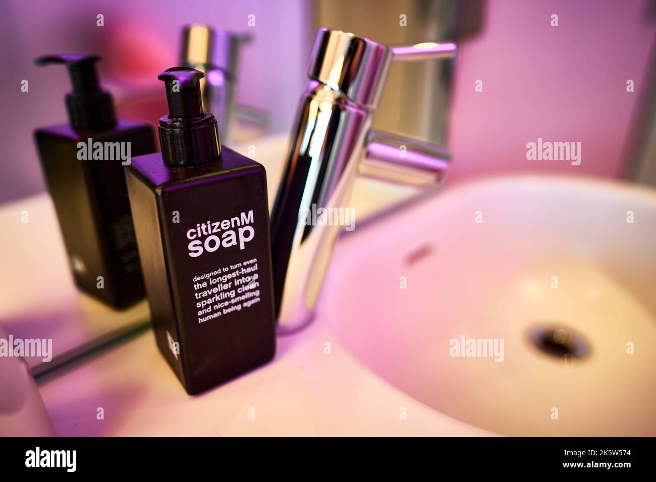 Citizen M room features Stock Photo - Alamy