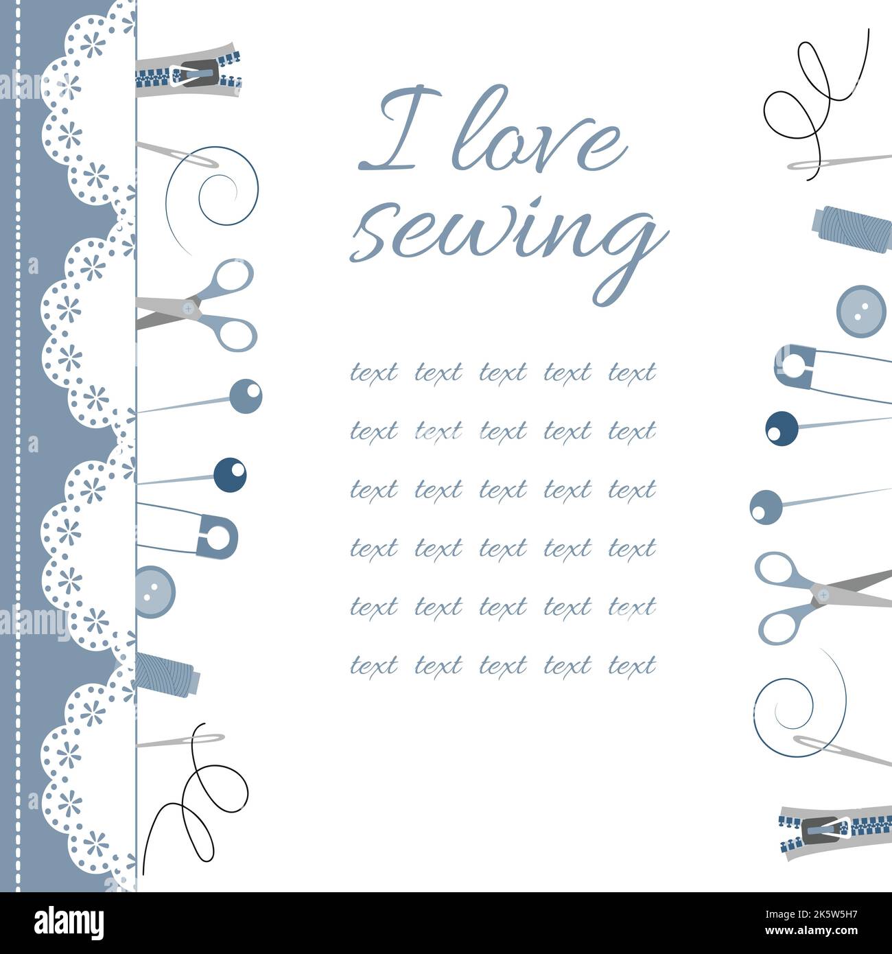 Banner layout for sewing and crafts workshop announcement ...