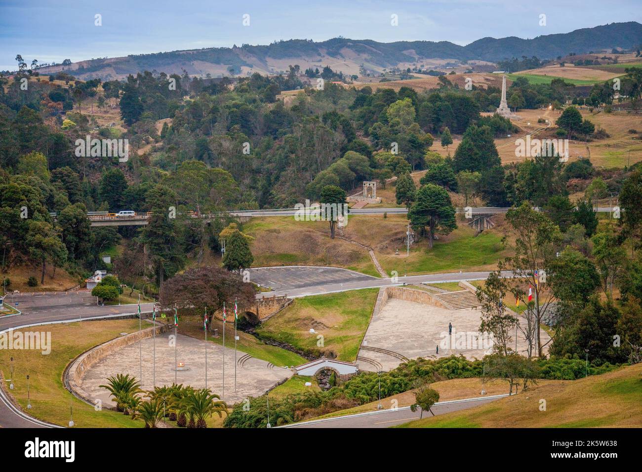 Colombia, Boyaca The location of the final battle of general Santander ...