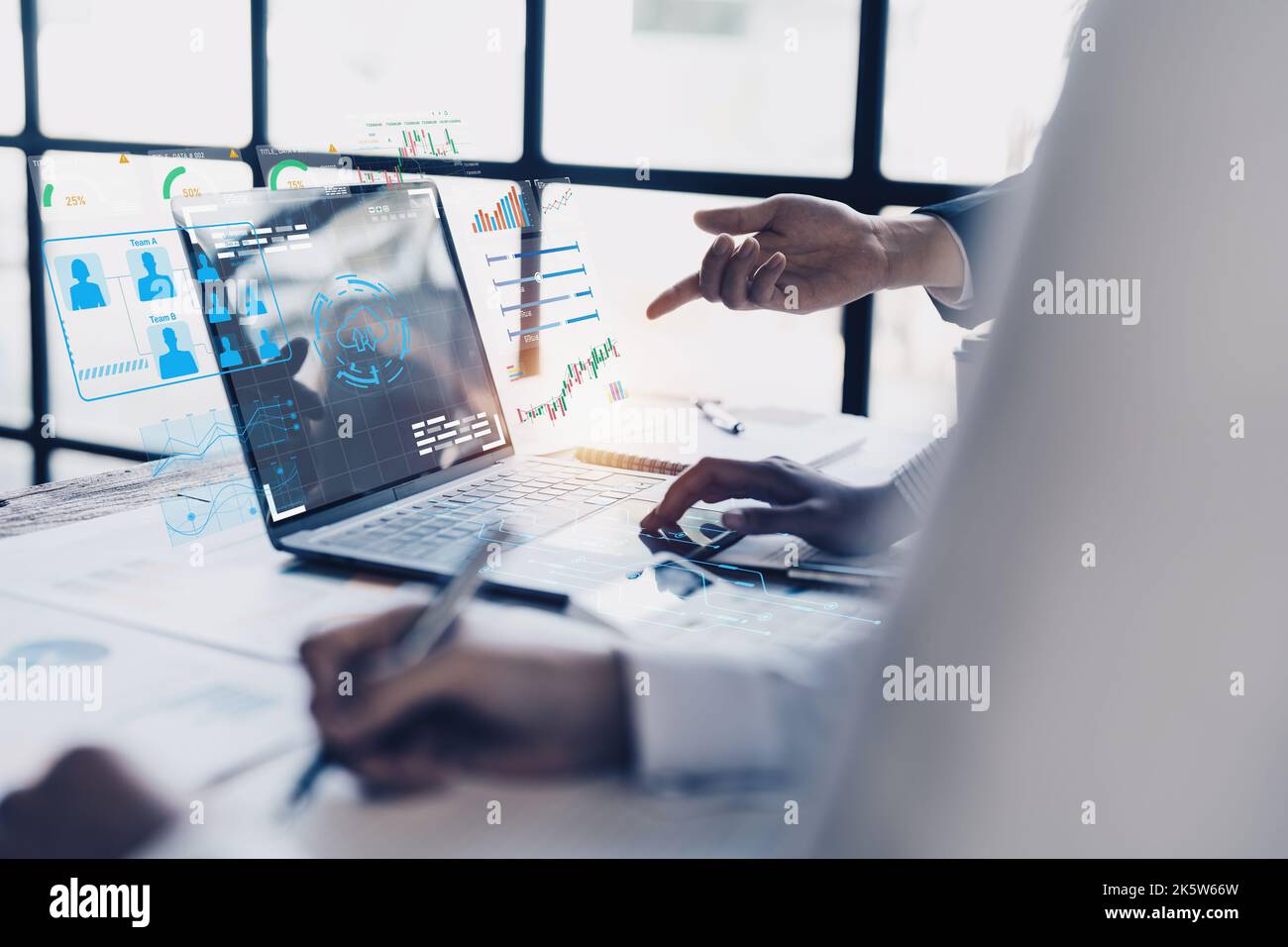 Business teamwork analyzing financial. Business analysis and strategy ...