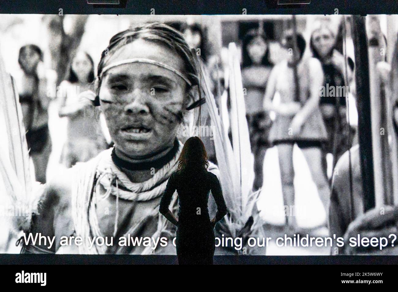 London, UK. 10th Oct, 2022. Richard Mosse's immersive video ...